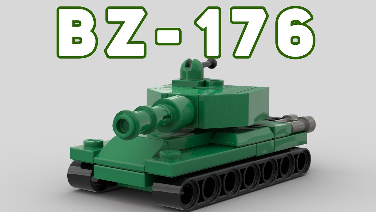 BZ-176 танк из ЛЕГО | cамоделка из лего\ BZ-176 tank from LEGO ...