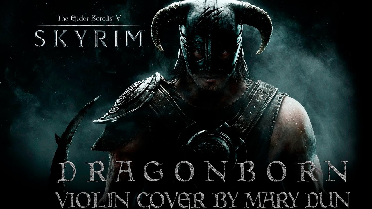 SKYRIM - Dragonborn (VIolin cover by Mary Dun) - YouTube