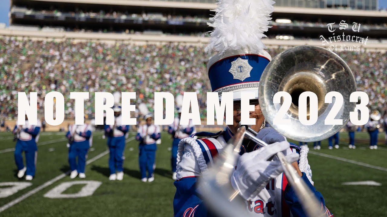 Tennessee State University Aristocrat of Bands Notre Dame 2023 - YouTube
