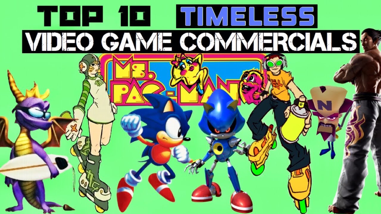 Top 10 Timeless Video Game Commercials - YouTube
