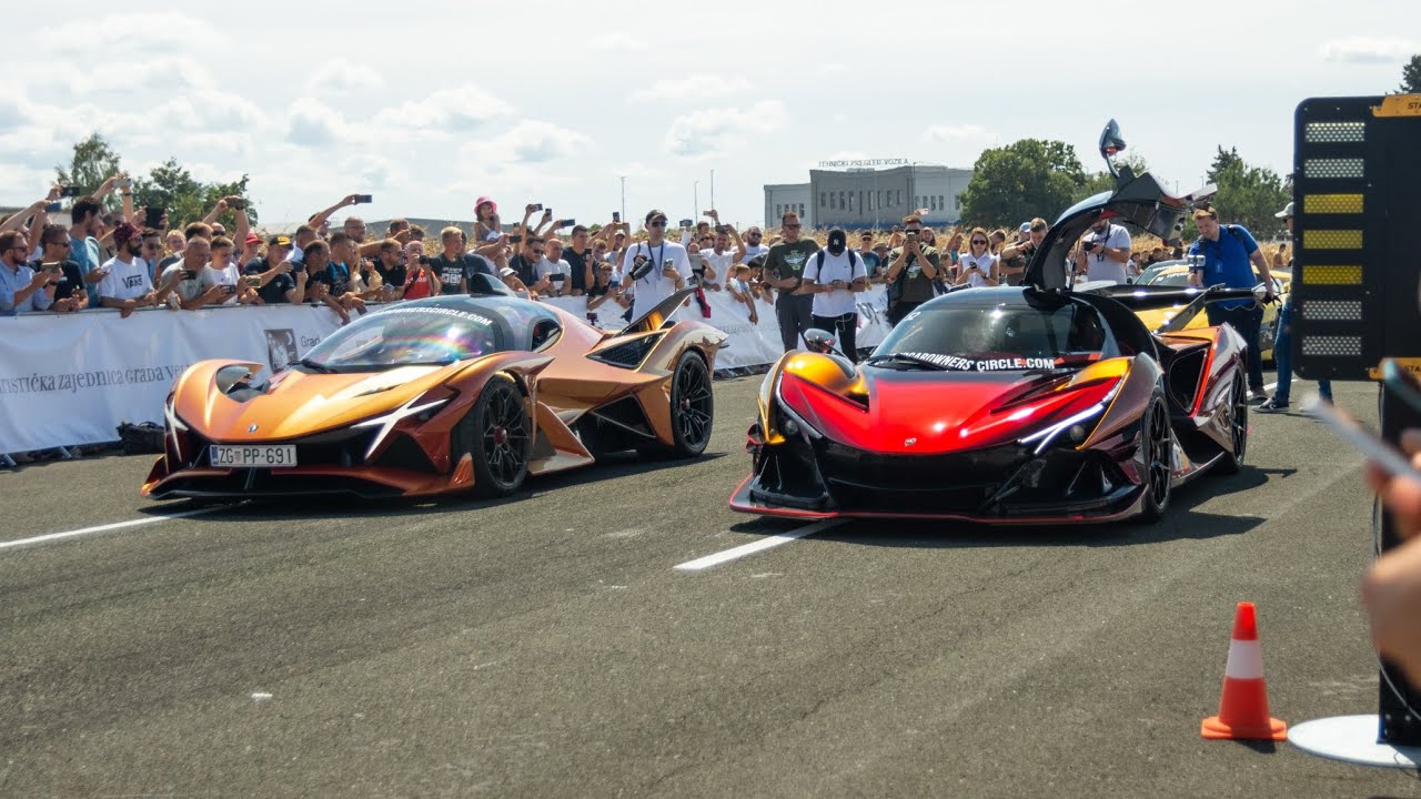 Loudest dragraces ever! Apollo IE VS EVO - Hypercar dragraces: Bugatti ...