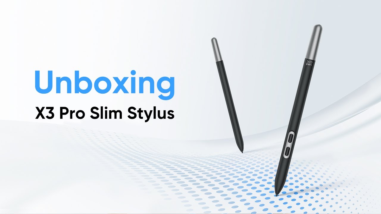 Unboxing the new X3 Pro Slim Stylus : Light, Slim, Comfortable to Grip ...