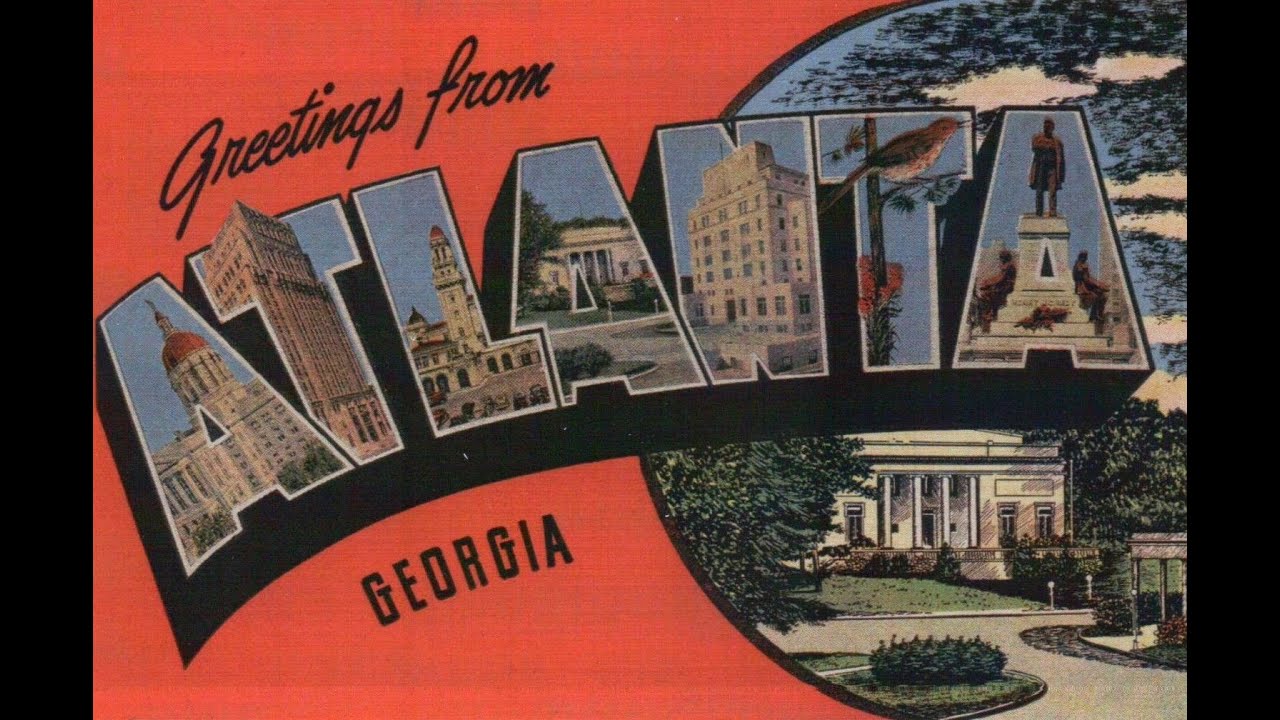 Old Postcard Tour of Atlanta - YouTube
