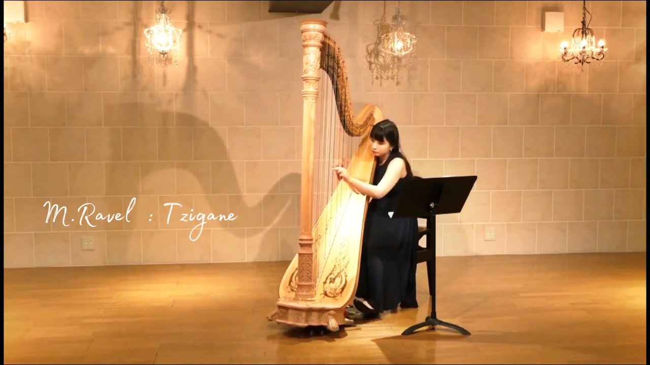 Ravel : Tzigane / Harp Solo Part - YouTube