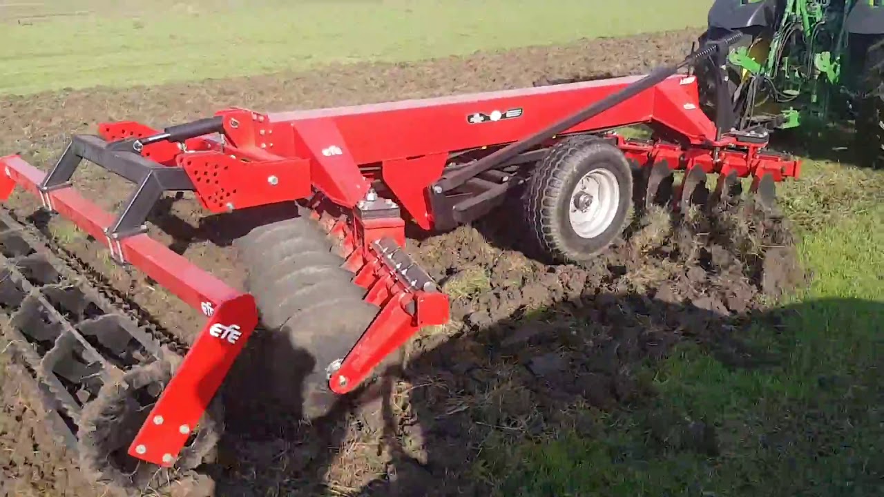 Stubble Cultivation Disc Harrow - YouTube