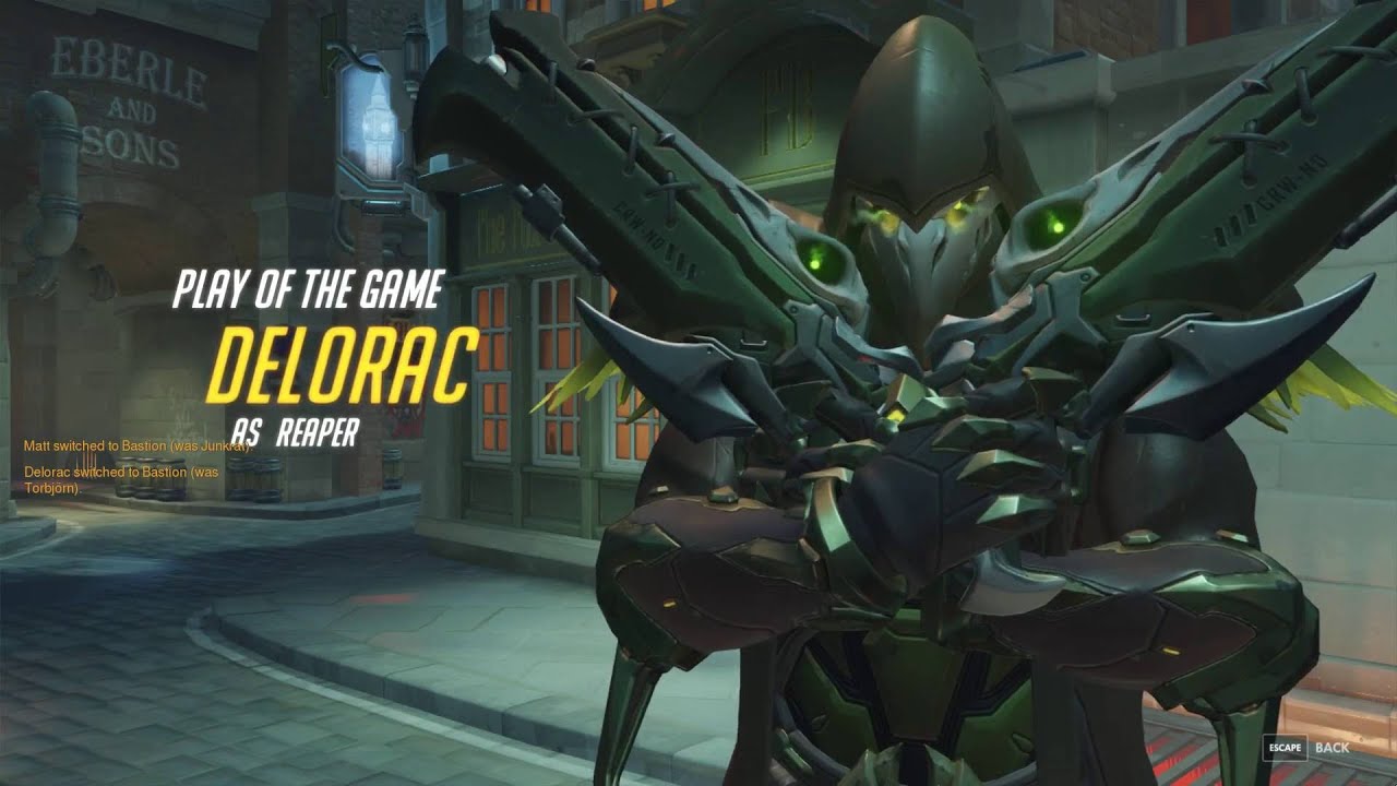 Overwatch: 4 Man Multi Killfeed with Reaper - YouTube