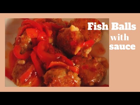 How to make Fish ball with Sweet Chilli sauce - YouTube