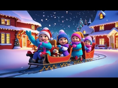 El Tren Trineo Brillante Hace Tintineo Pop | Spanish Nursery Rhyme ...