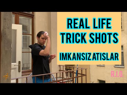 REAL LIFE TRICK SHOTS || İmkansız Atışlar #EvdeKal