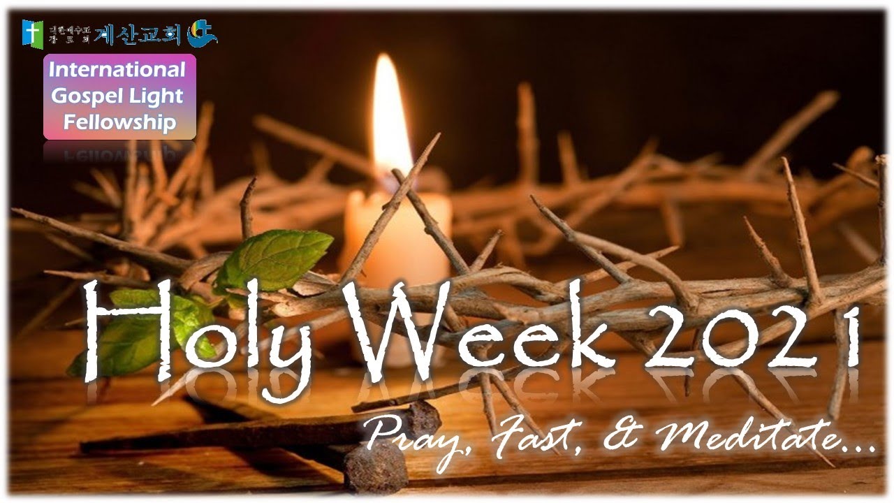 Holy Monday Bible Reading & Meditation--Evening Session - YouTube