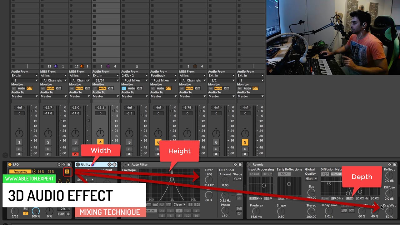 How to create 3D audio effect - Psytrance tutorials - YouTube
