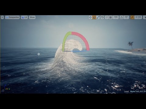 UE4 Beach Waves Test 2 - Weynants Wouter - YouTube