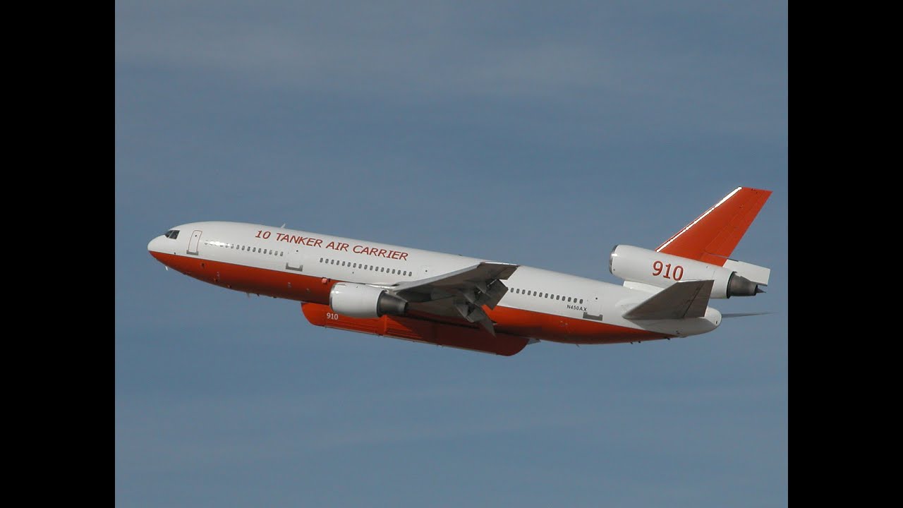 10 Tanker Air Carrier: Tanker 910 Final Landing - YouTube