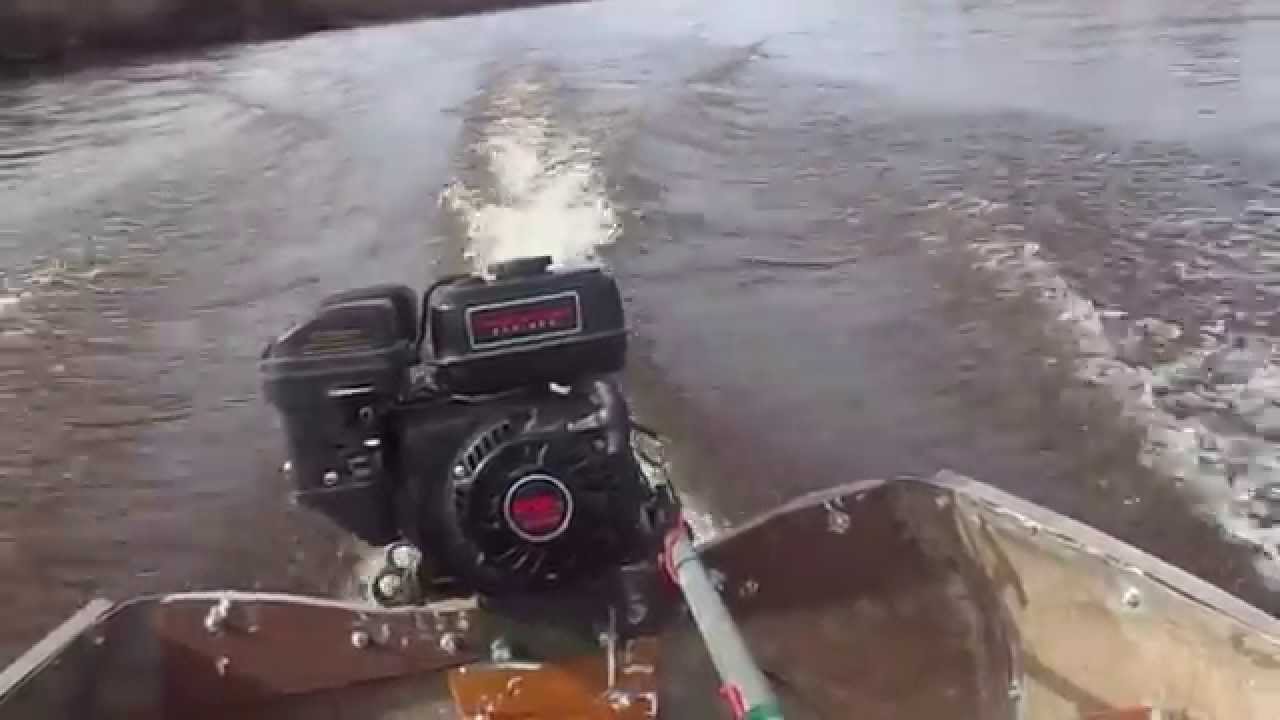 Swamp Runner on a 12 foot Larson - YouTube