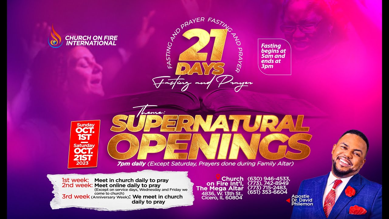 Welcome to Revival and Deliverance Service | 17th Year Anniversary 21 ...