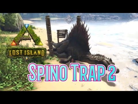 【PS4】ARK ロストアイランド編 #106 「スピノサウルスのトラップ②」 Spino Trap ② - YouTube