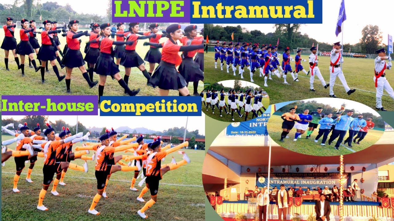 LNIPE// Intramural Inaugration // March past competition - YouTube
