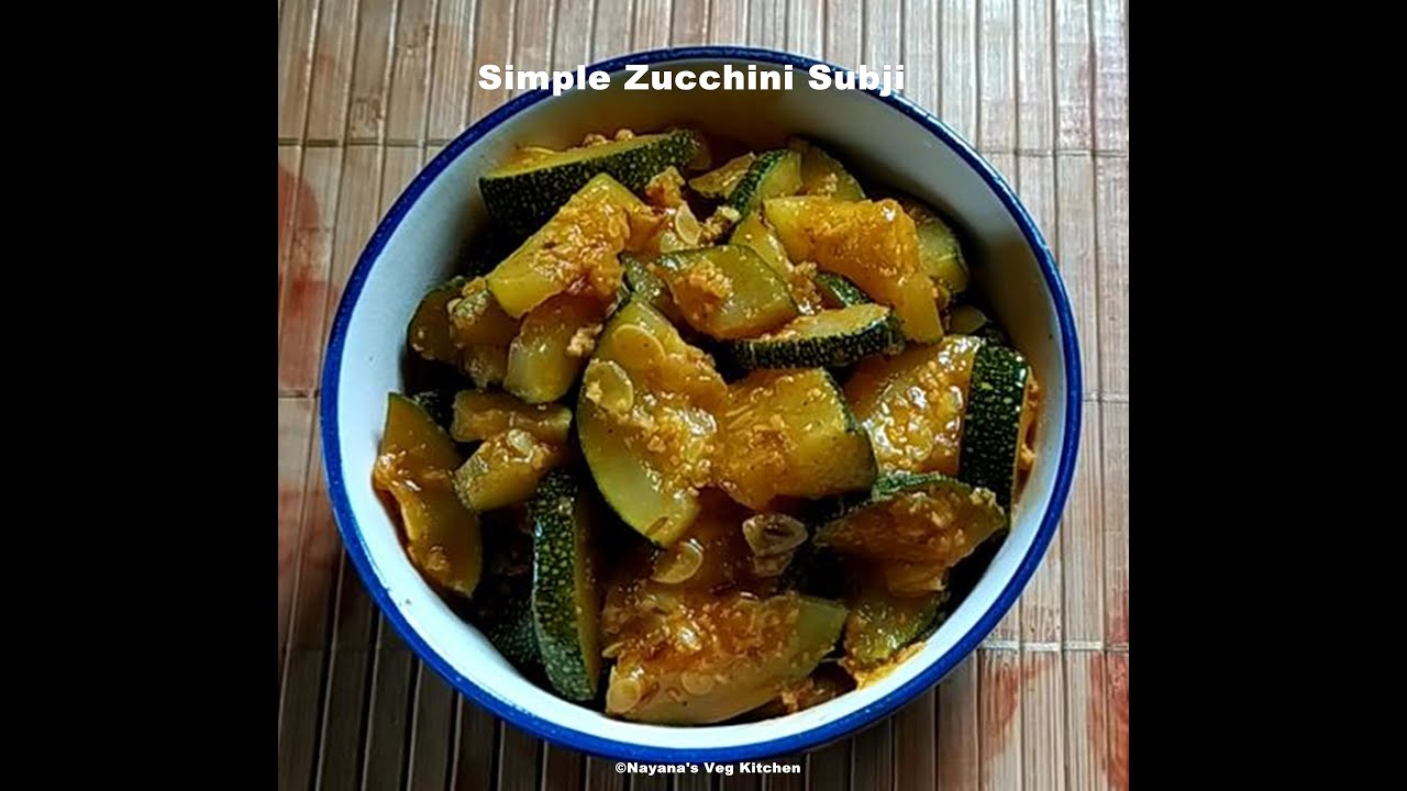 Quick & Easy 5 minutes Zucchini stir fry Indian style. Zucchini Sabzi ...