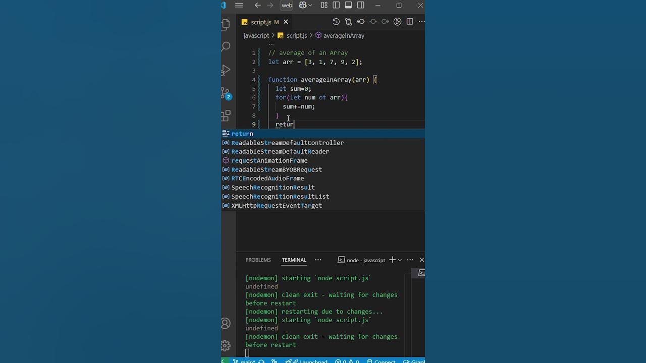 Js Challengecalculate The Average Of All Elements In An Array Using Javascript Coding