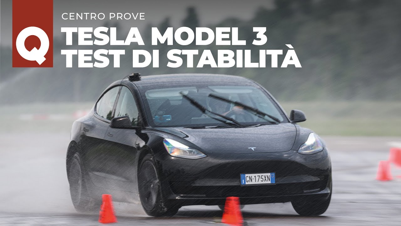Tesla Model 3 Standard Range (2023): la prova di stabilità - YouTube