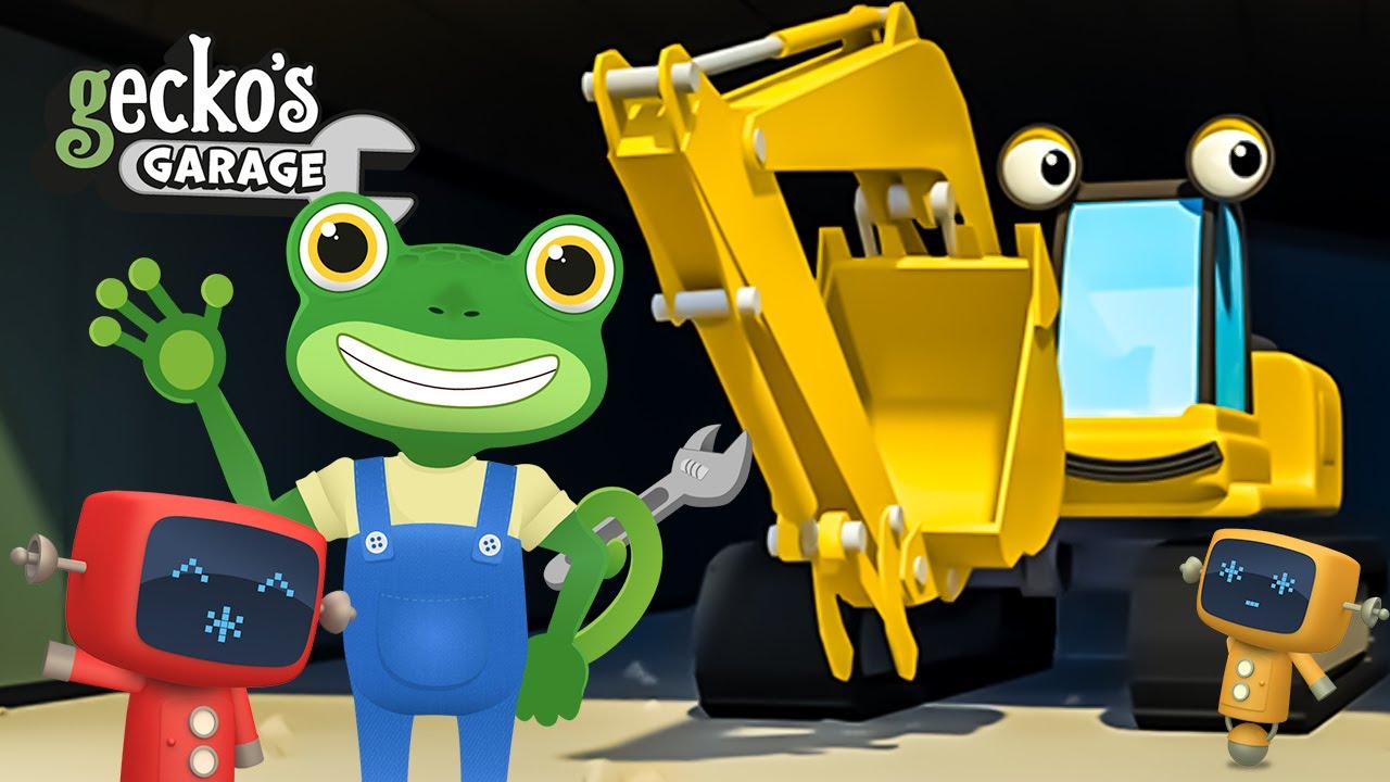 I'm An Excavator… Eric The Excavator!｜Gecko's Garage｜Diggers for Kids ...