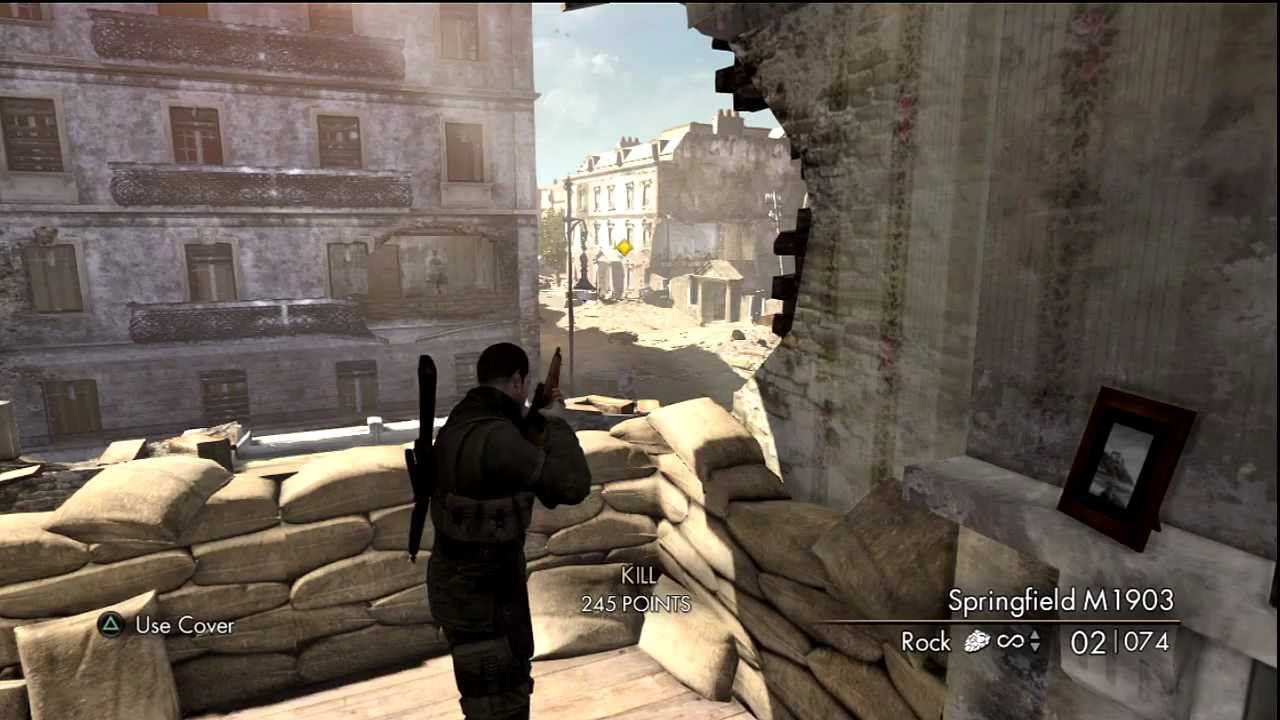 Sniper Elite V2 NoScope Across The Map! - YouTube