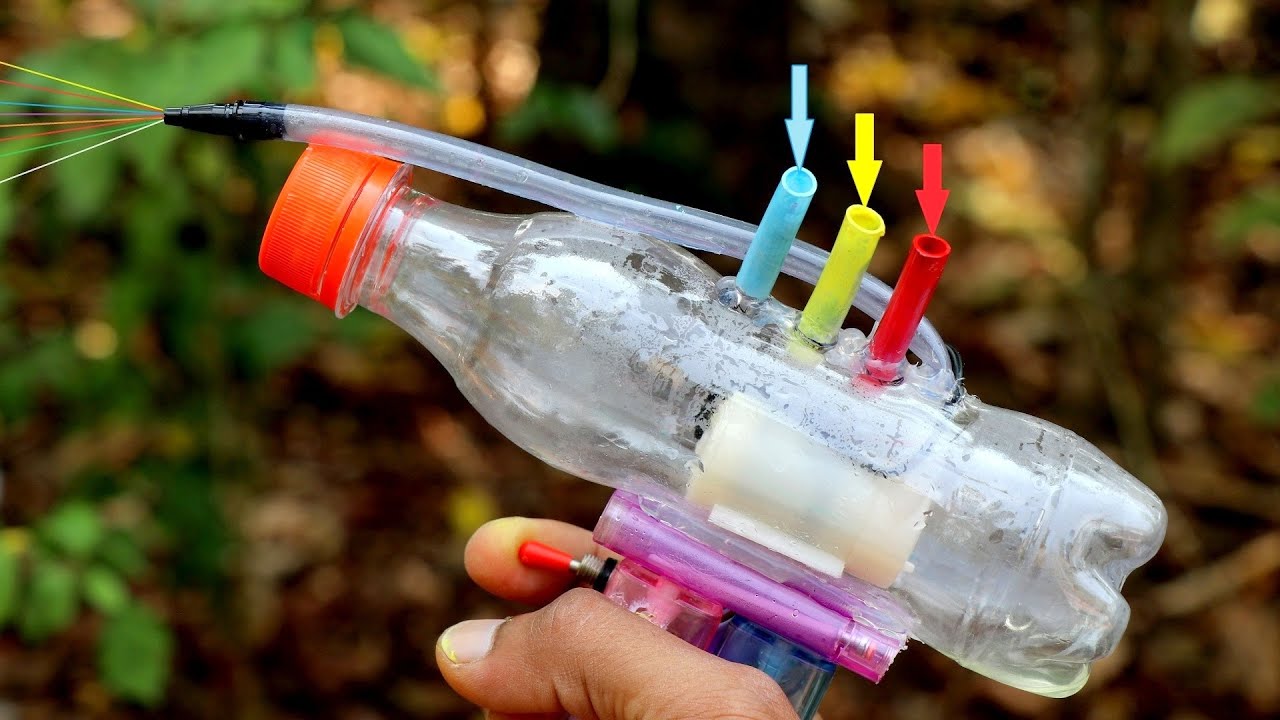 How to Make ELECTRIC PICHKARI for HOLI | DIY Easy Holi Water gun using ...