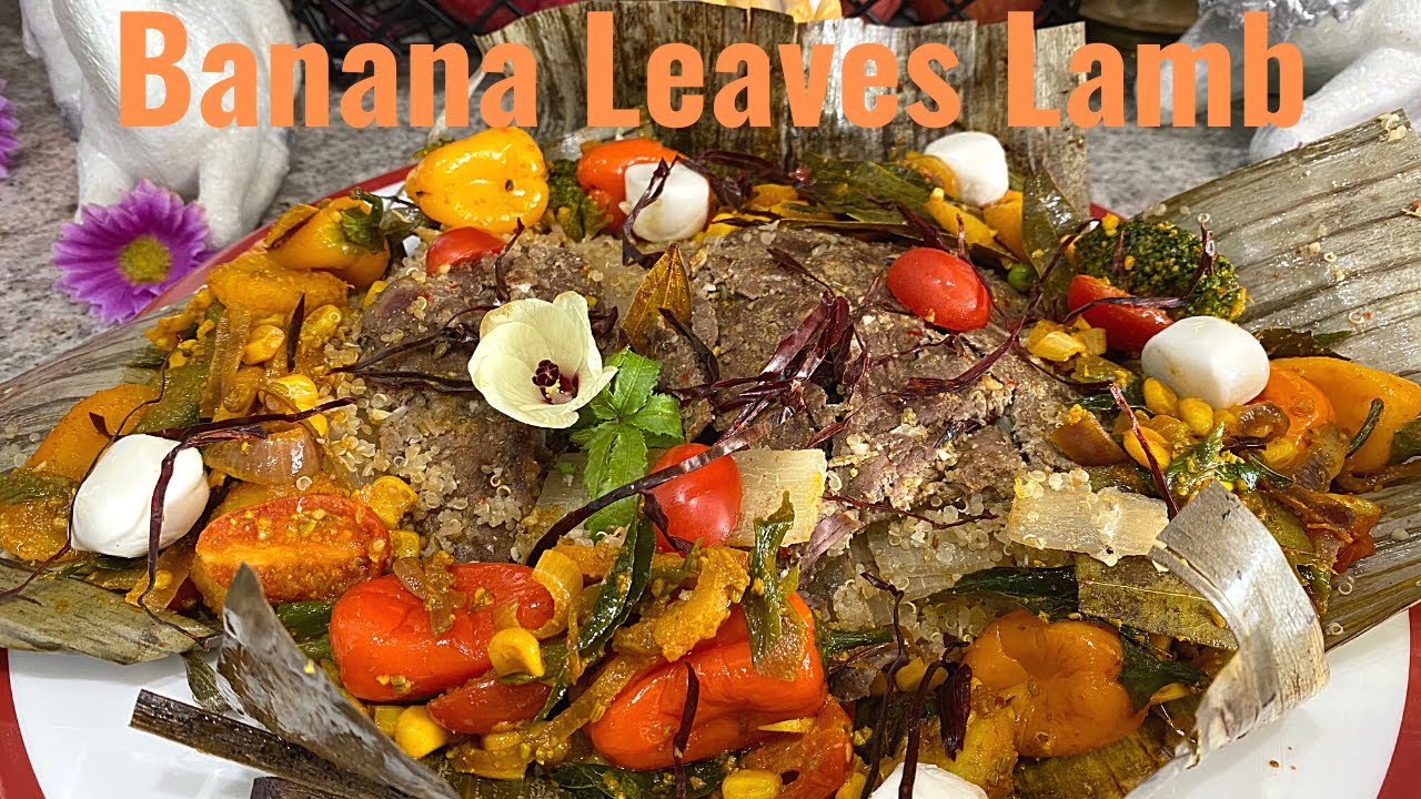 Banana Leaves Lamb | how to make Lamb recipe - YouTube