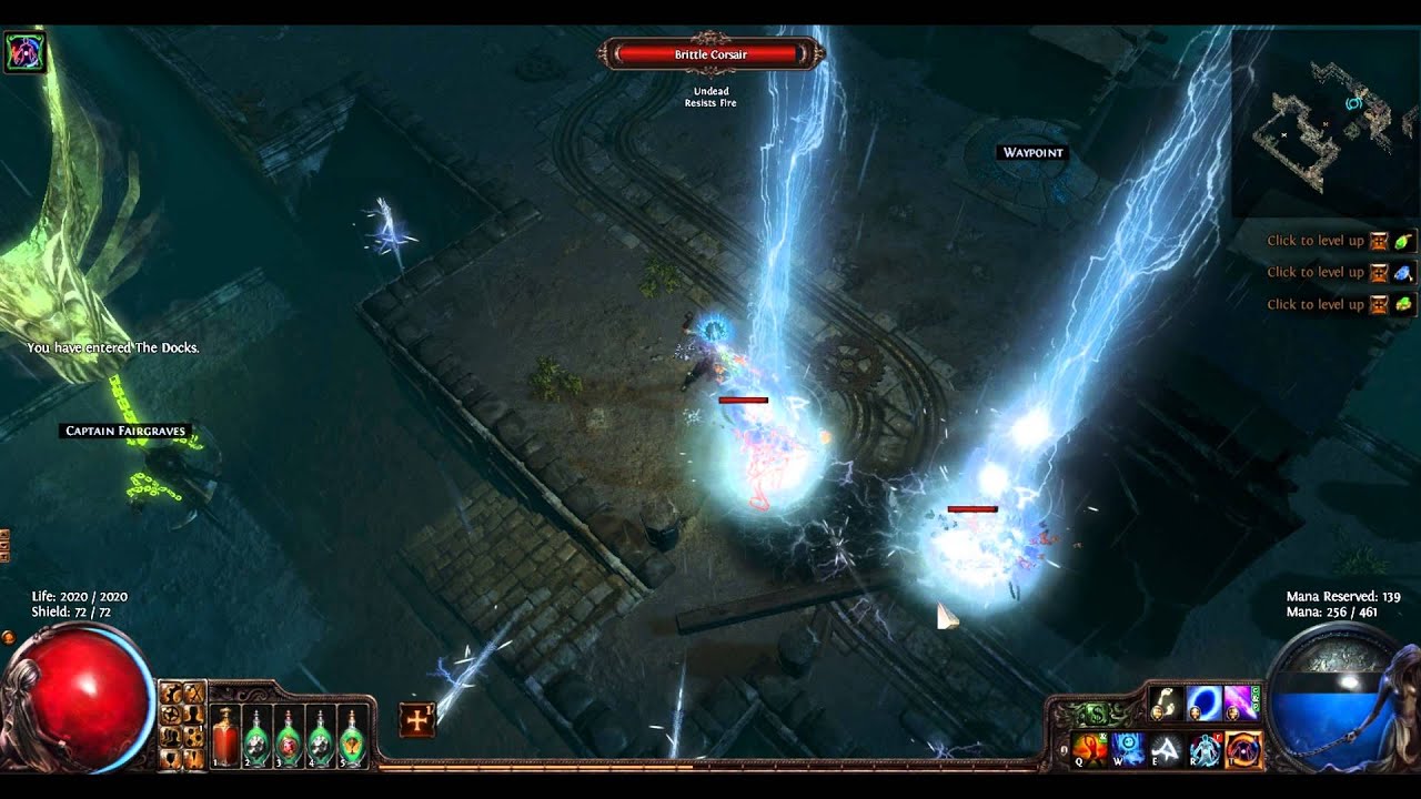 Path of Exile - Scion #1 Bow :Spell combo by Tzar - YouTube