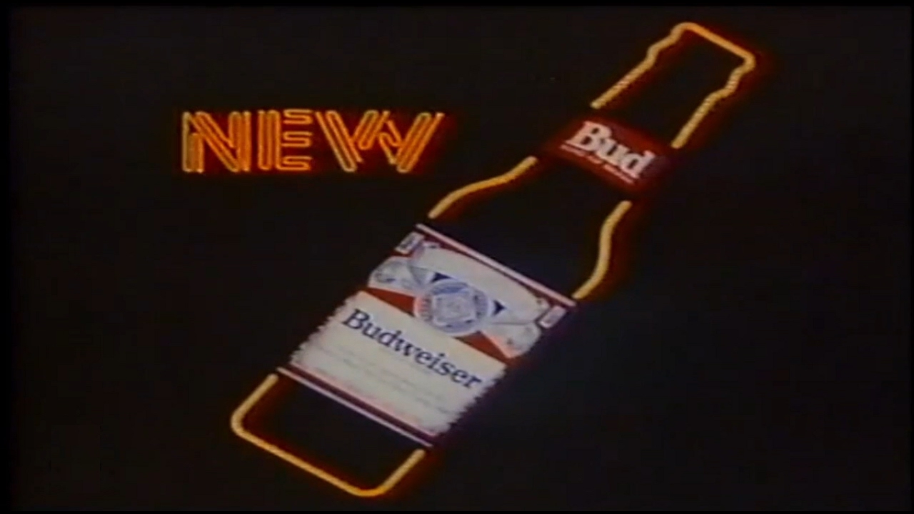 Vintage Budweiser Long Neck Beer Bottle Introduction Commercial 1970s ...