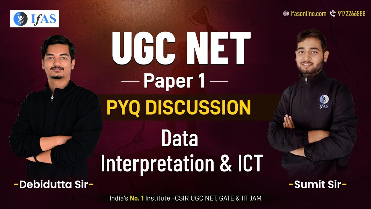 Ict And Data Interpretation Pyqs For Ugc Net Paper 1 Ugc Net 2023 Ifas Youtube