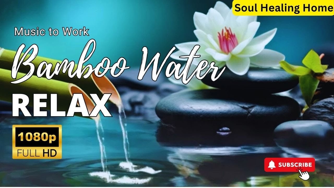 Relaxing Piano Music Bamboo Water Fountain, Sleep Music, Relaxing Music ...