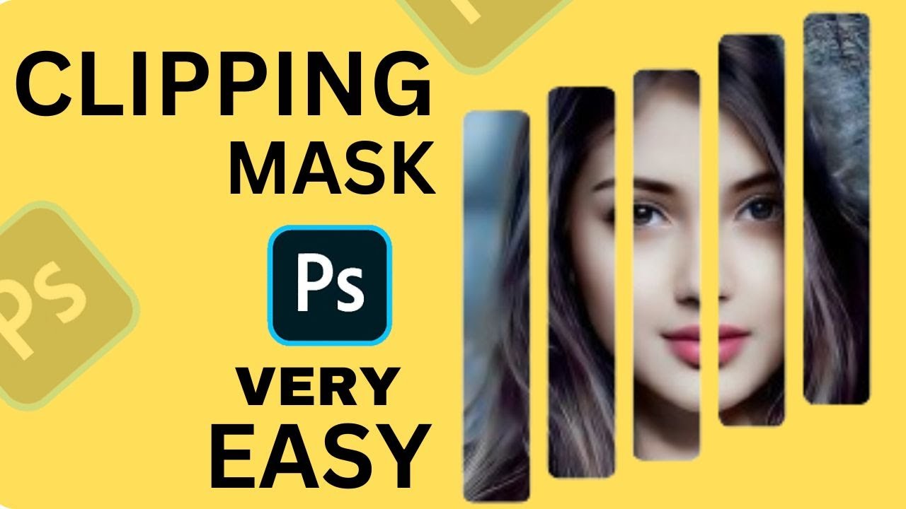 How to Clipping mask in photoshop| photoshop men clipping mask kesy ...