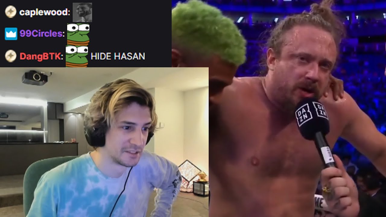 Xqc Reacts To Sam The Candyman Hyde Calls Out Hasan Youtube