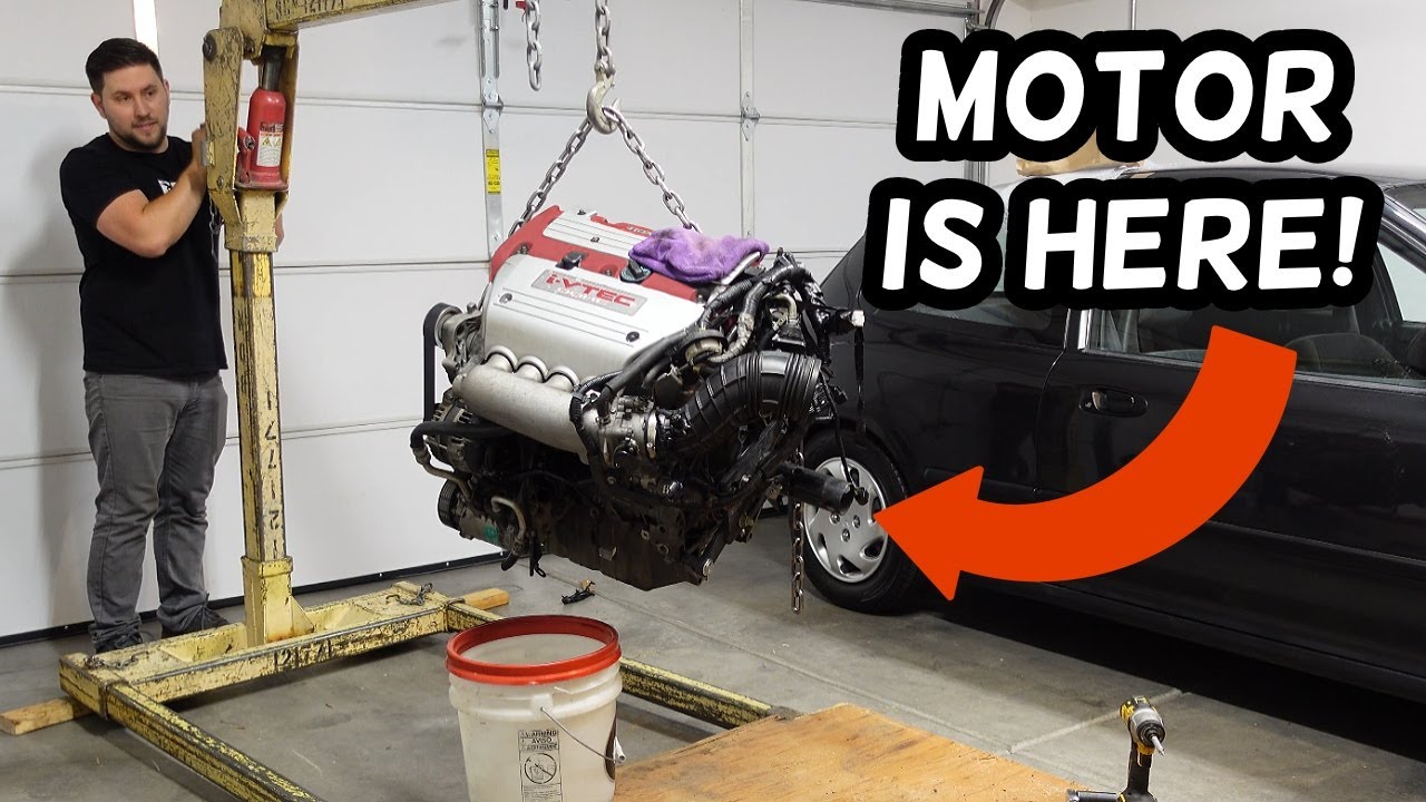 My K20 Type R Motor Arrived! - YouTube