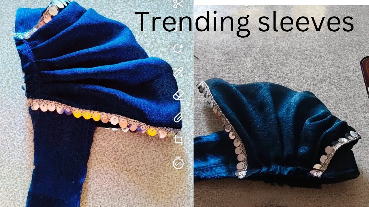 trending sleeves design Ruffle sleeves Design cutting & stitching# ...