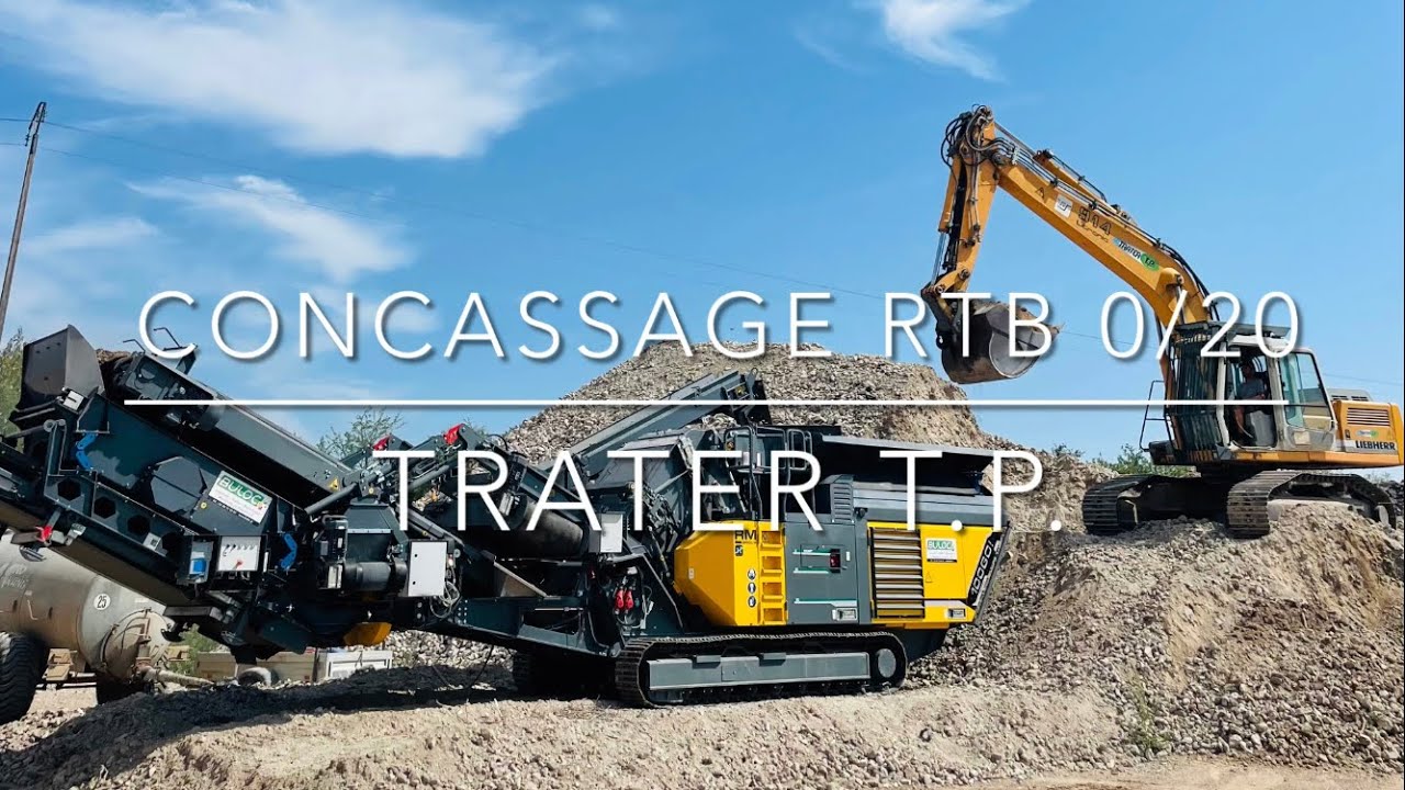 RUBBLE MASTER RM 100 GO & MS 105 GO Concassage RTB 0/20 - YouTube