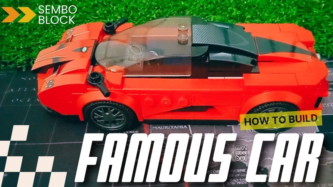 BRICKS Series 607028 Sembo Block Famous car | Unboxing and Speed Build ...