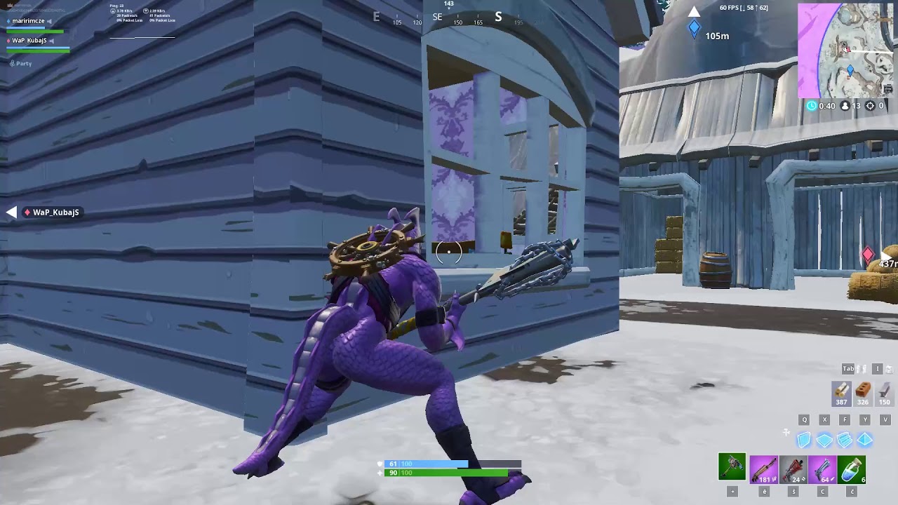 fortnite cz s fans (pouze dva fans do squadu) - YouTube