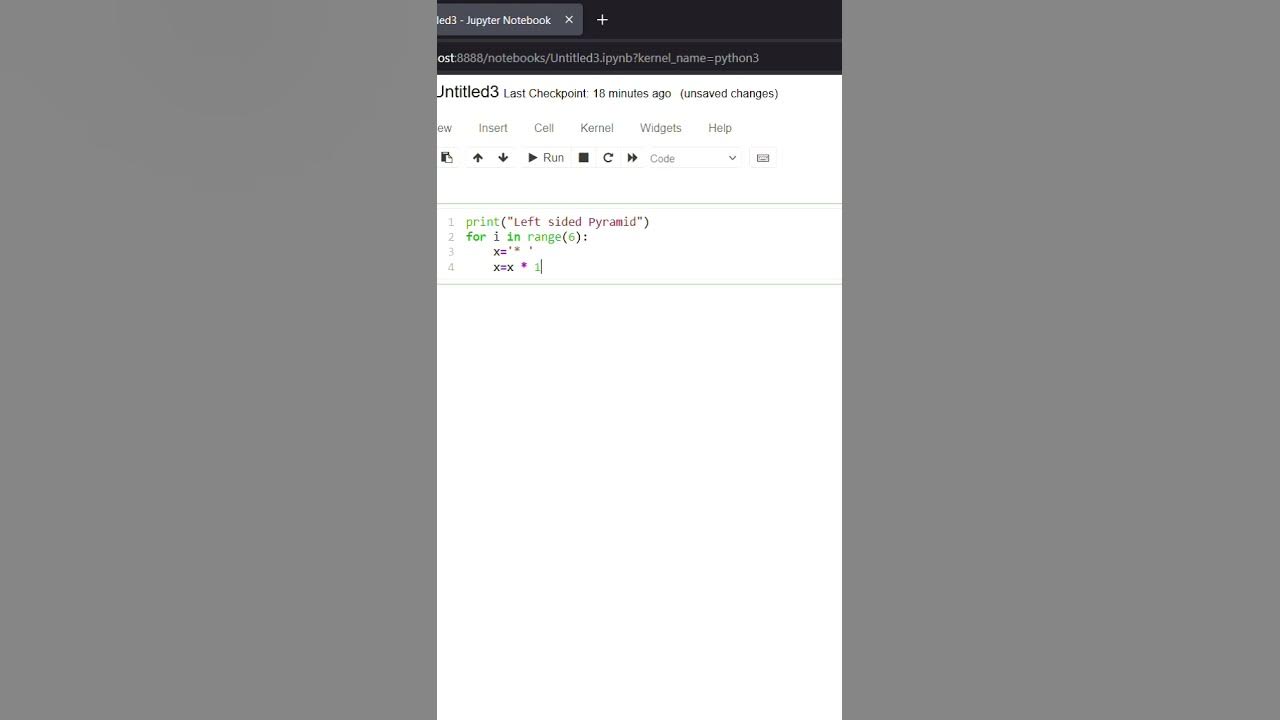 Left Sided Pyramid Using Python Learnngrow Coders Codetech Cse Engineering Programmers 