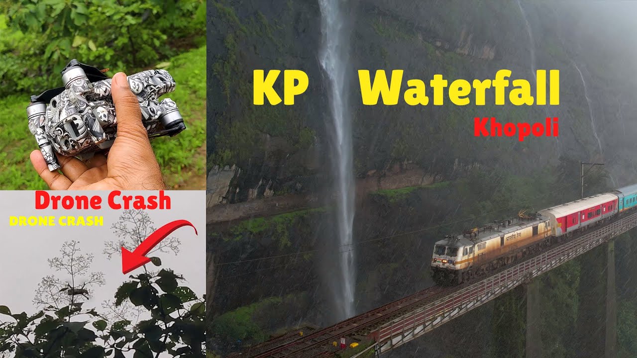 KP Waterfall 2024 | Full Information | Drone Crash | Khopoli Waterfall ...