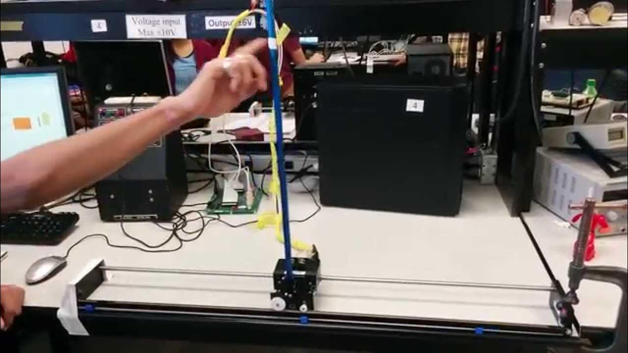 Self-erecting Inverted Pendulum using LQR method - YouTube