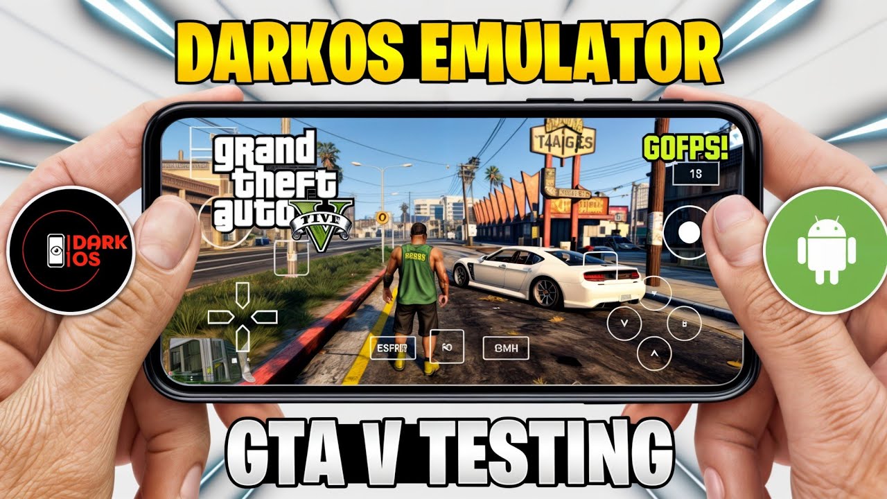 🔥 GRAND THEFT AUTO V (GTA 5) DARKOS EMULATOR ANDROID (WINDOWS EMULATOR ...