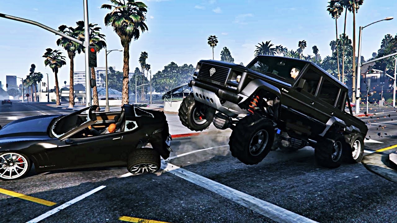 GTA 5: Realistic Crash Deformation Mod: Vol.5 - YouTube