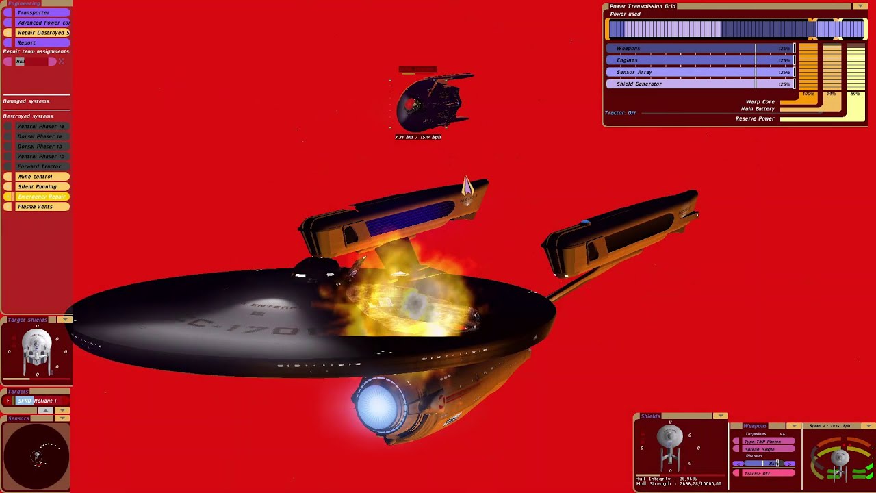 SFRD Constitution Class Refit vs Miranda Class | KM | Star Trek Bridge ...