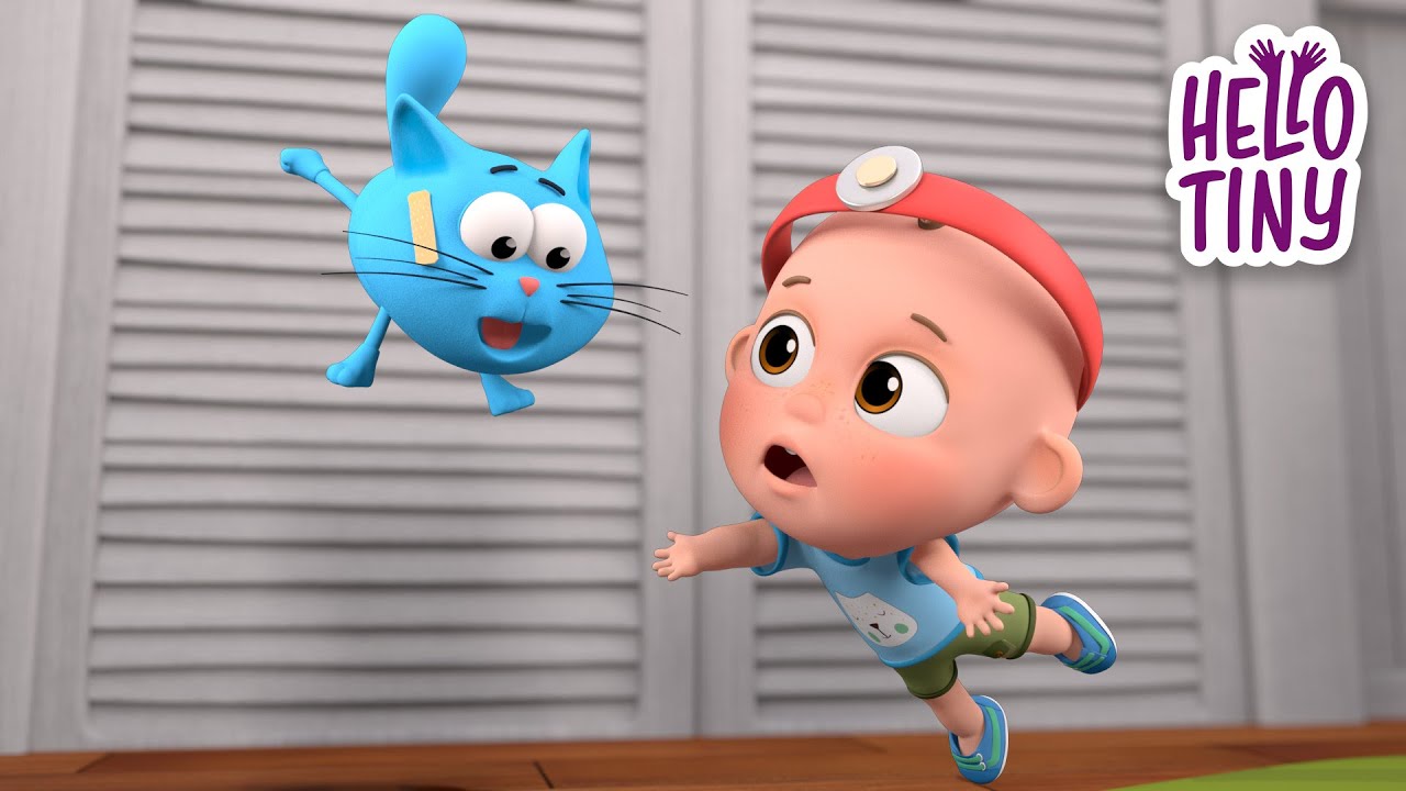 Five Little Kittens 🙀 | Nursery Rhymes for Kids | Hello Tiny | Animaj ...