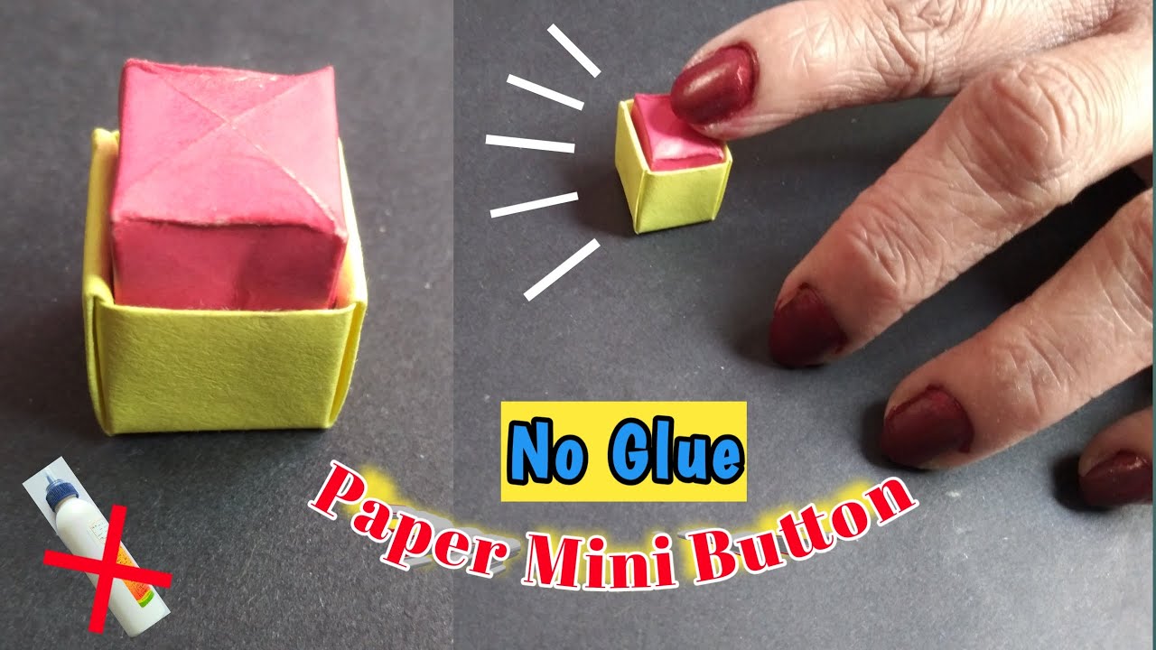 How to make an Origami Pop It Button Toy for Kids | DIY Fidget Toys ...