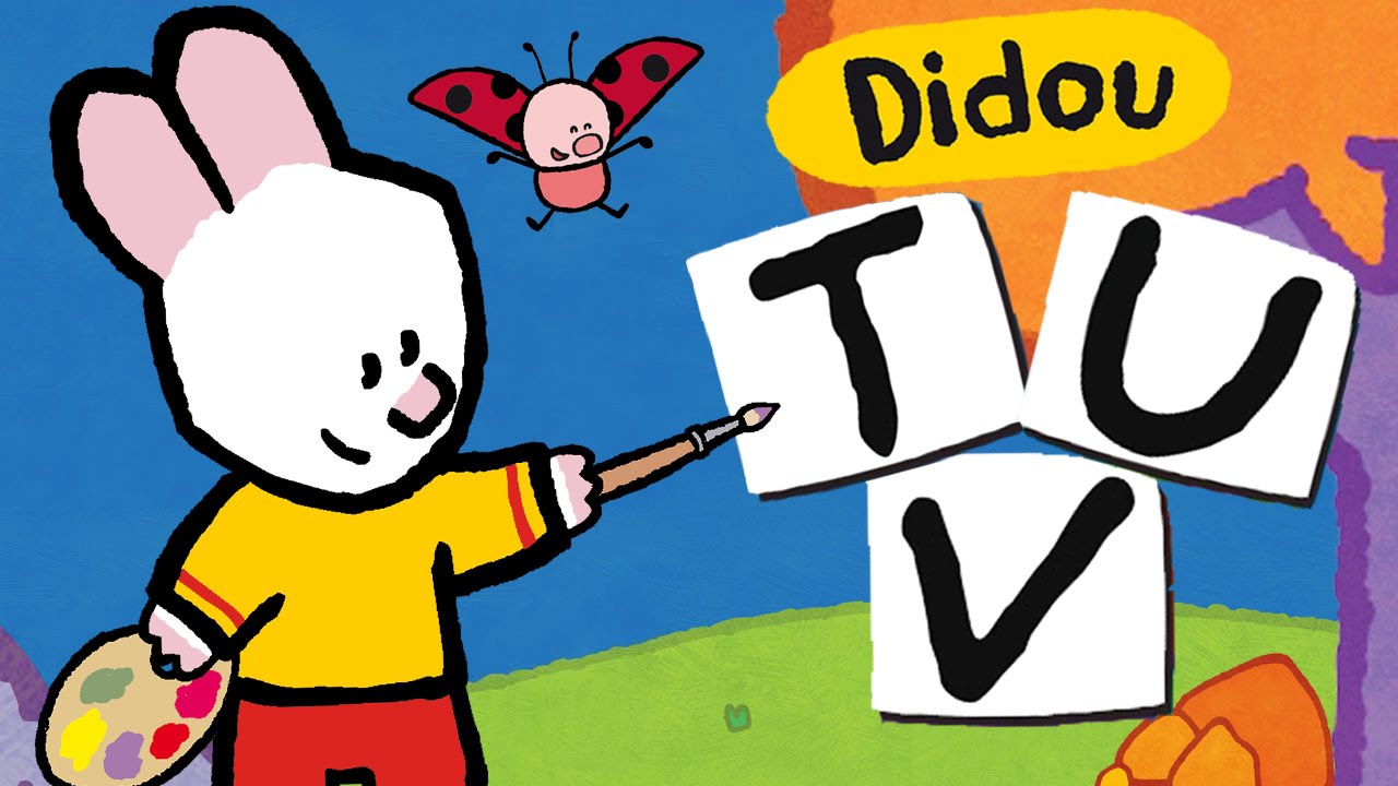 Apprendre les lettres avec Didou | Les lettres T, U et V de l’alphabet ...