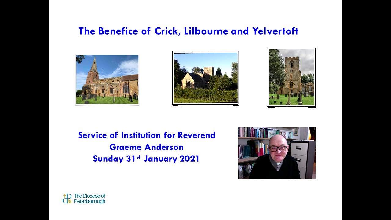 Sunday 31st Jan 2021 Service of Institution for Rev Graeme Anderson ...