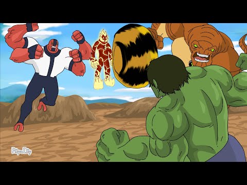 Hulk Vs Ben 10 / Flipaclip animation